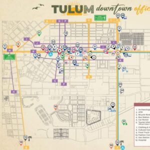 Tulum Launches First-Ever Tourist Map Highlighting Top Attractions ...