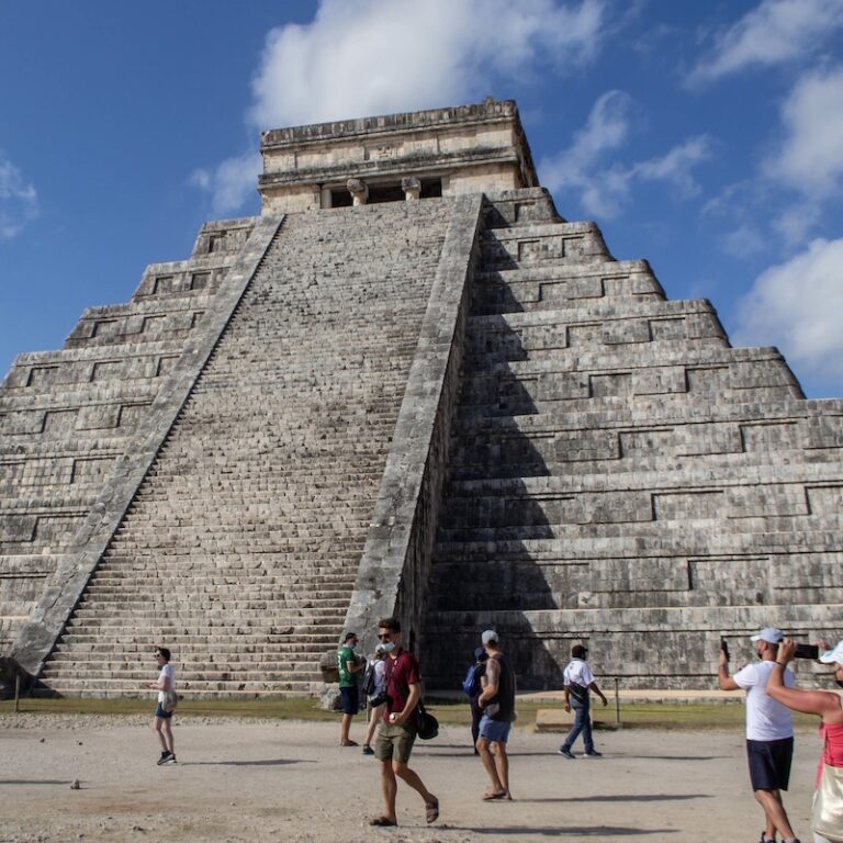 Tourist Disrespects Famous Archaeological Site Of Chichen Itza By ...