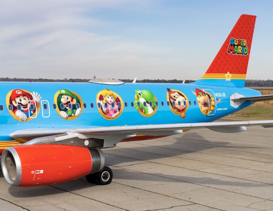Super Mario Bros. Plane Now Landing in Cancun: You Might Be On It ...